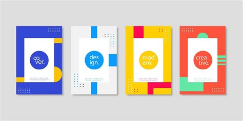 Set Of Cover Design 44867644 Vector Art At Vecteezy