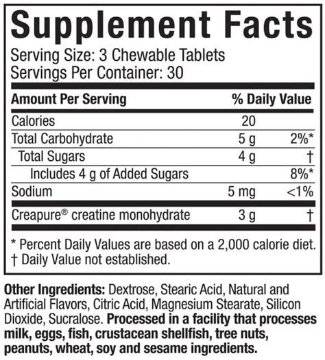 Premium Quality Creatine Chews And Tablets Free Shipping · Muscletech