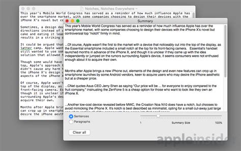 How To Shorten Long Text Documents In MacOS With The Summarize Service