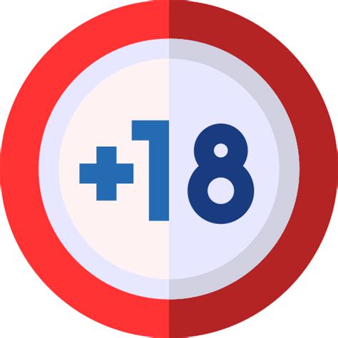 Age Limit Basic Straight Flat Icon