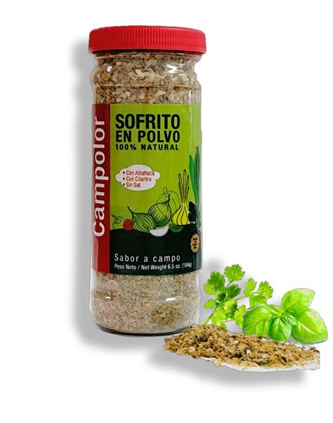 Sofrito En Polvo Con Albahaca Y Cilantro 65 Oz Campolor