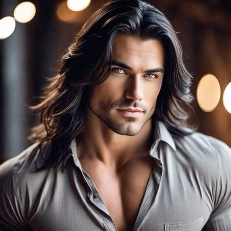 Pin By Jennifer Santos On Daddy D Beautiful Men Faces Long Hair