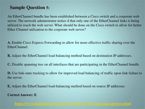 Ppt Cisco Exam Sample Questions Slide Powerpoint