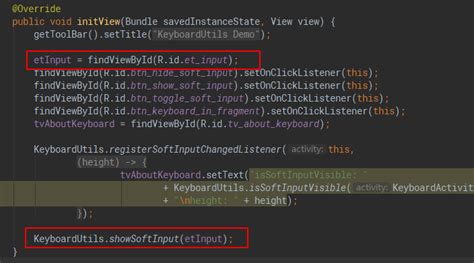 KeyboardUtils的showSoftInput不生效 Issue Blankj AndroidUtilCode GitHub
