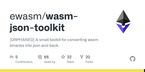 GitHub Ewasm Wasm Json Toolkit ORPHANED A Small Toolkit For