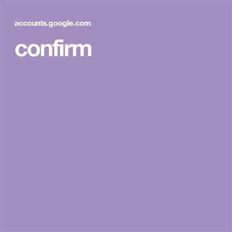A Purple Background With The Words Confirm On It