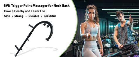 Bvn Trigger Point Massager For Neck Back Detachable Manual Shoulder
