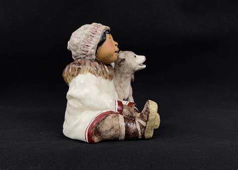 Vintage C Alan Johnson Figurine Of Jake And Seekoo Signed By Artist Etsy