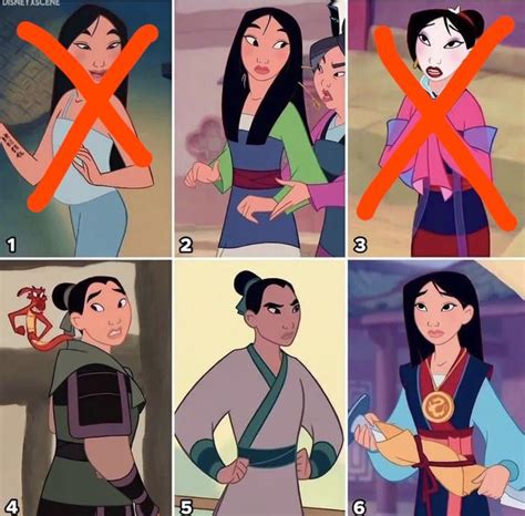 1 And 5 Almost Tied Vote For Your Least Favorite Mulan Outfit R
