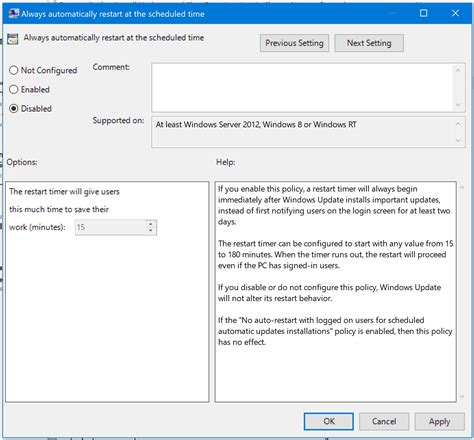 How To Disable Automatic Restart In Windows After Updates