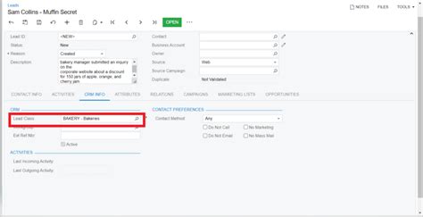 How To Manually Create A Lead In Acumatica Erp Germinit Innovation