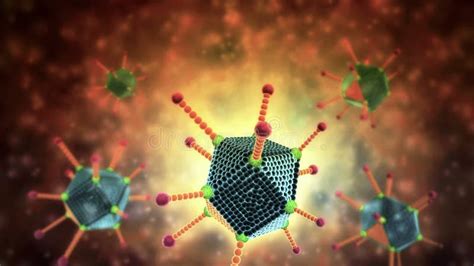 Common Cold Virus Animation Stock Video Video Of Common Microscopic