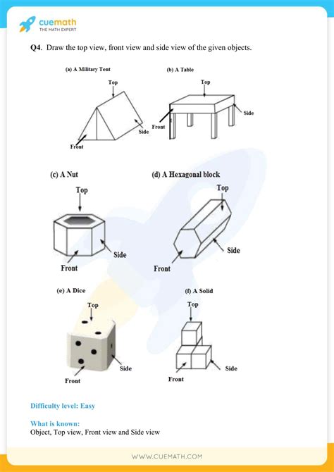 Ncert Solutions Class 8 Maths Chapter 10 Visualising Solid Shapes
