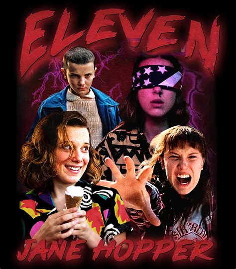 T For 2022 Stranger Things Season 4 Lover Eeven Jane Hopper