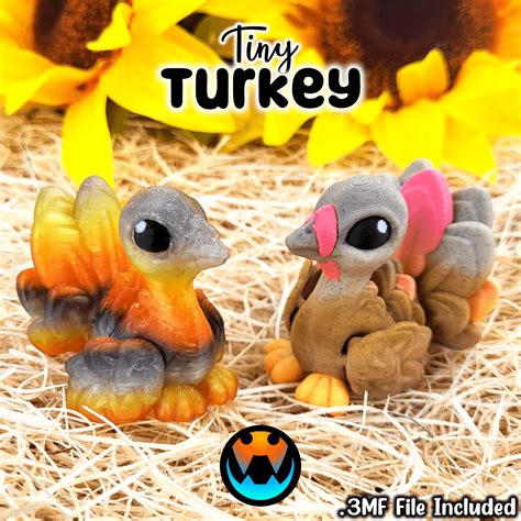 Tiny Turkey 3d Model By Cinderwing3d On Thangs