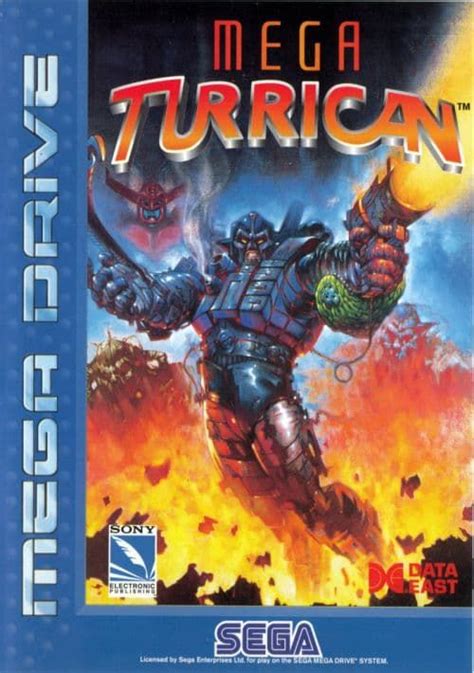 Игра Mega Turrican Sega онлайн Sega Mega Drive Sega Retro Gaming Art