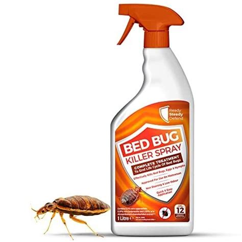 Bed Bug Killer Spray 1 Litre Complete Treatment To End Life Cycle
