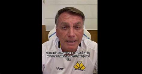 Bolsonaro Grava Vídeo Em Apoio A Trump E Diz Que Está Inelegível “sem