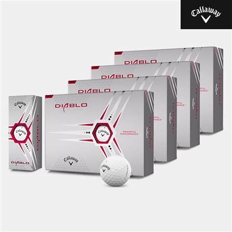 핫딜 4더즌 패키지 캘러웨이 헥스 디아블로 골프볼 남여공용 화이트 2피스 48알 딜팡 골프용품 전문쇼핑몰