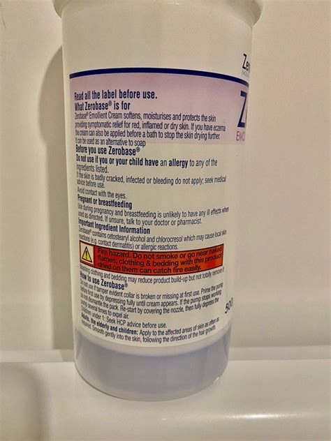Zerobase Emollient Cream From Uk 美容＆化妝品 沐浴＆身體護理 沐浴及身體護理 身體護理
