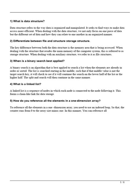 data structure interview question pdf queue abstract data type