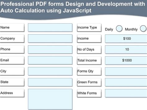 Adobe Acrobat Pdf Fillable Forms Designer And Developer With