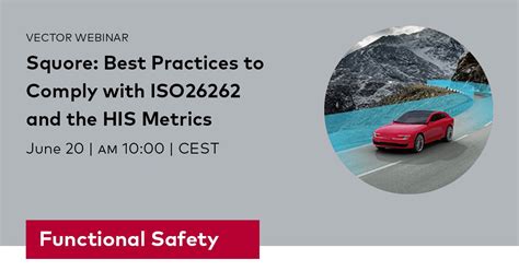 Vector Informatik On Linkedin Vectorwebinar Iso26262