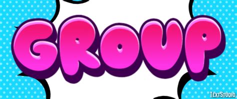 Group Text Effect And Logo Design Word