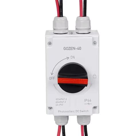 32a Isolator Rotary Switch Disconnector Solar Pv Dc 1000v Isolator Switch Isolator Switch And