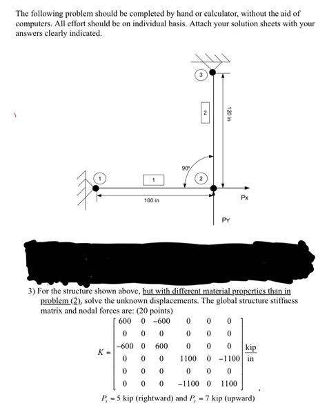 Solved The Following Problem Should Be Completed By Hand Or Chegg