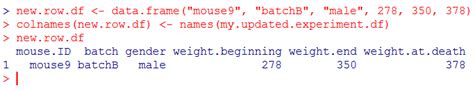 7 Building A Dataframe From Vectorsseries Biostts