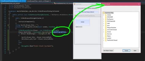 C Folderbrowserdialog Kullanımı Örnekli Anlatım Mustafa BÜkÜlmez