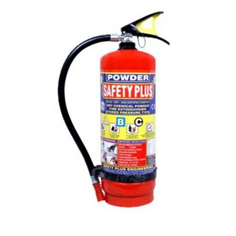 Safety Plus A B C Dry Powder Type Kg ABC Fire Extinguisher ISI Mark ID