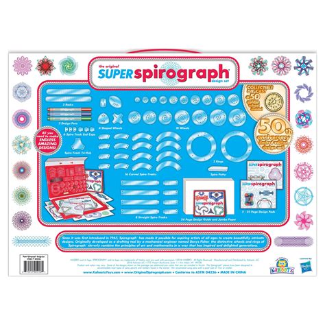 Spirograph The Original Super Spirograph Kit Create And Design For