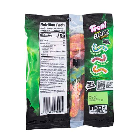 Trolli Sour Electric Crawlers 425oz Candy Funhouse Candy Funhouse Us