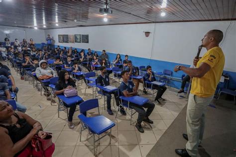 Programa Saúde Na Escola Leva Palestra Sobre A Semana Nacional De