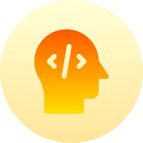 Thinking Basic Gradient Circular Icon