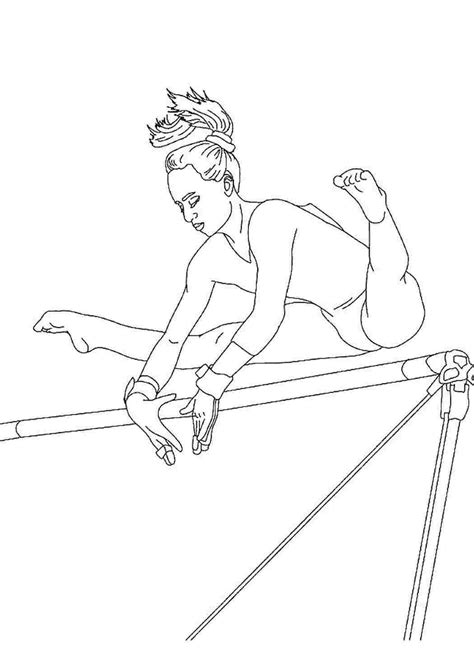 Раскраски раскраски спорт раскраска гимнастика Лучшие раскраски