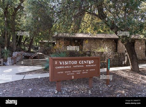 Sign In Front Of The Chiricahua National Monument Visitor Center Near