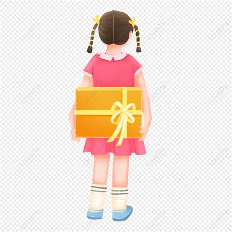 선물을주는 여자 Png 일러스트 무료 다운로드 Lovepik