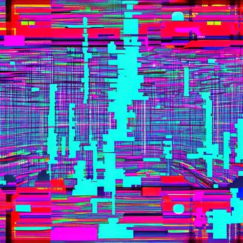 Premium Ai Image Abstract Background Inspired By Digital Glitch