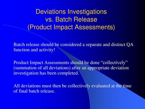 Ppt Deviation Investigations A Proper Objective Perspective Powerpoint Presentation Id 313761