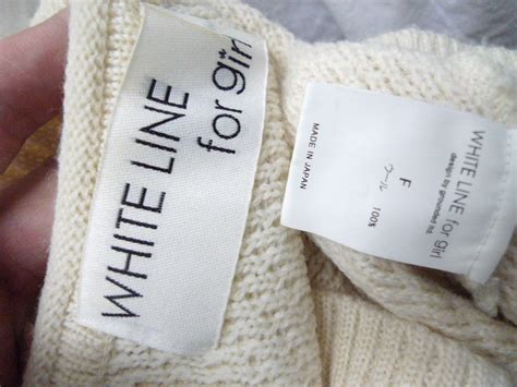 Yahooオークション Whiteline For Girl ホワイトライン リブ編み