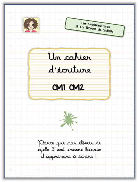 Salon Rareté Biens cahier d écriture cm1 des fruits simplement Académie