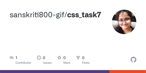 GitHub Sanskriti Css Task