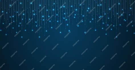 Premium Vector Technology Background Big Data Visualization Tech Abstract Data Lines With Dots