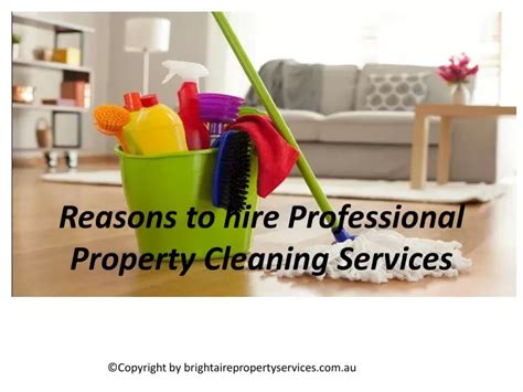 Ppt Reasons To Hire Professional Property Cleaning Services