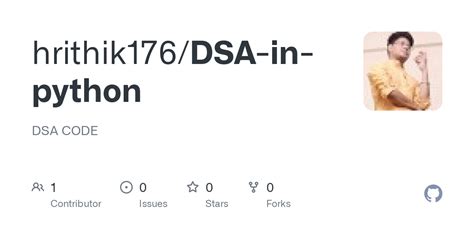 GitHub Hrithik DSA In Python DSA CODE
