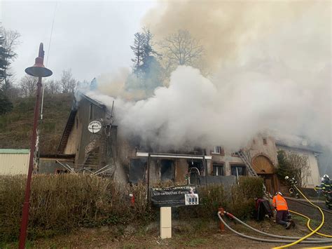 Vosges Une Maison Détruite Par Un Incendie à La Petite Fosse