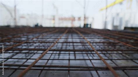 Rebar Texture Rusty Rebar For Concrete Pouring Steel Reinforcement